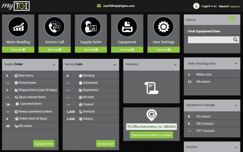 myTGI Simplifies How You Manage Your Devices - TGI Office Automation